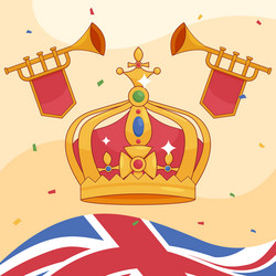 Coronation design Royalty Free Vector Image - VectorStock