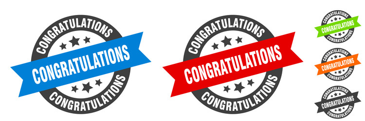 Congratulations Badge Vector Images (over 33,000)