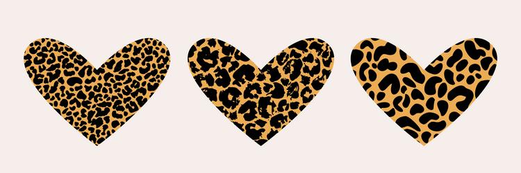 Abstract modern heart shape silhouette with skin Vector Image