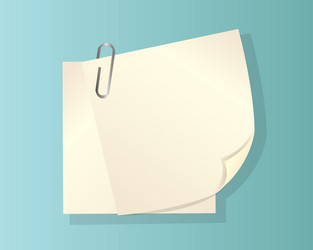 Clip note Royalty Free Vector Image - VectorStock