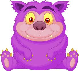 Cute elephant cartoon Royalty Free Vector Image