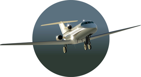 Business-jet Royalty Free Vector Image - VectorStock