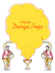 Happy Navratri with Dhol Vector Images (74)