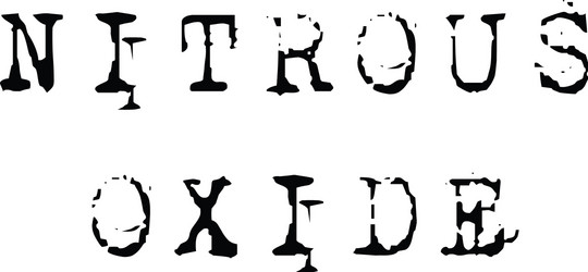 Nitrous oxide stamp on white Royalty Free Vector Image