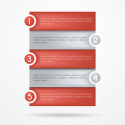 Laptop computer infographic with list of detail Vector Image