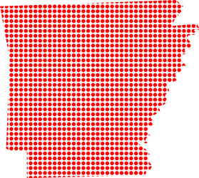 Arkansas Map Outline Vector Images (over 620)