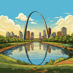 St Louis Arch Vector Images (over 100)