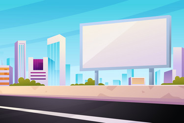 Gradient digital signage Royalty Free Vector Image