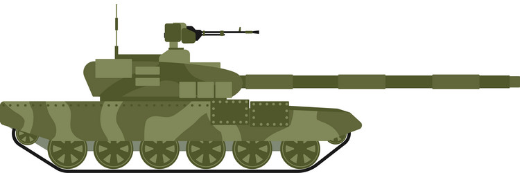 Russian battle tank armata army Royalty Free Vector Image