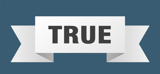 True Royalty Free Vector Image - VectorStock