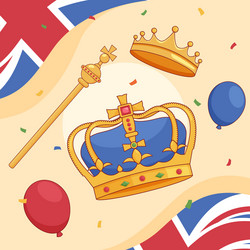 Coronation design Royalty Free Vector Image - VectorStock