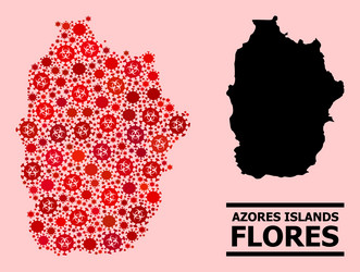 Flores Azores Map Vector Images (over 190)
