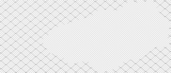 Metal fence panels with welded wire mesh in Vector Image