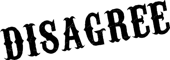 Disagree rubber stamp Royalty Free Vector Image