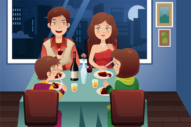 Family Dinner Cartoon Vector Images (over 5,300)