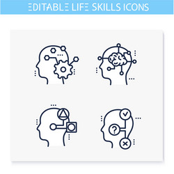 Life skills infographic Royalty Free Vector Image