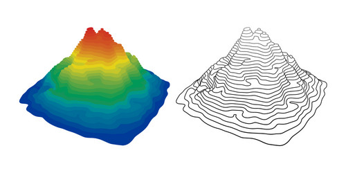 Mountain Topography Vector Images (over 4,800)