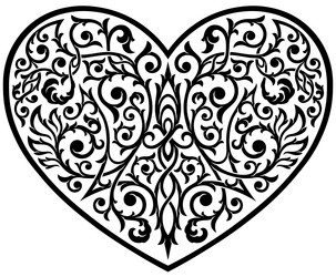 Filigree Heart Tattoo