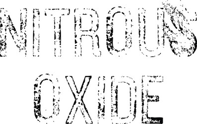 Nitrous oxide stamp on white Royalty Free Vector Image
