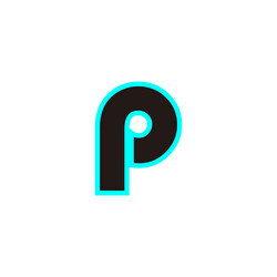 Neon Letter P Vector Images (over 800)