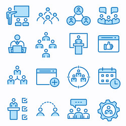 Management consulting icon for graphic Royalty Free Vector