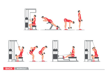 Back Workout Vector Images (over 3,000)