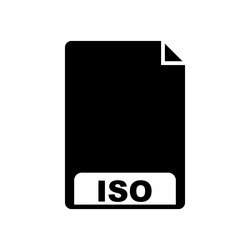 Iso symbol icon Royalty Free Vector Image - VectorStock