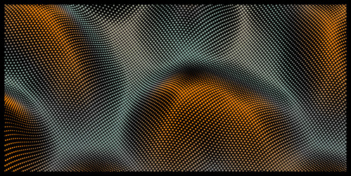 Background with convex forms grid surface texture Vector Image