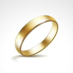 Frame gold ring Royalty Free Vector Image - VectorStock