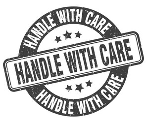 Handle with care Royalty Free Vector Image - VectorStock