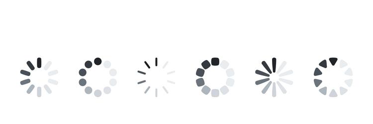 Loading icon bar icon concept Royalty Free Vector Image