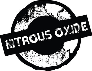 Nitrous oxide stamp on white Royalty Free Vector Image