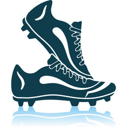 Soccer and football player man logo design Vector Image