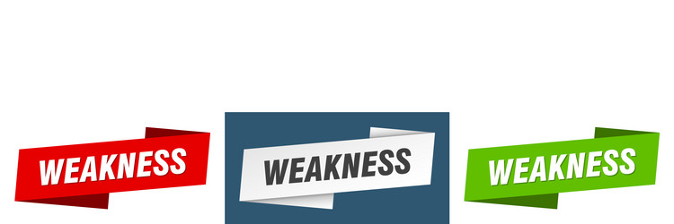 Newsletter banner ribbon label sign set Royalty Free Vector