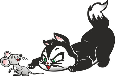 Cat and Mouse Cartoon Vector Images (over 4,100)