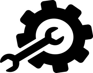 Repair setting icon gray color Royalty Free Vector Image