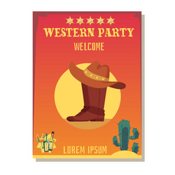 Cowboy Invitation Backgrounds Vector Images (over 350)
