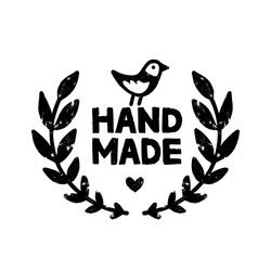 Hand made icon or logo vintage stamp Royalty Free Vector