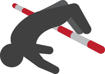 Pictograph jumping icon person doing action design