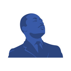 Martin luther king jr silhouette Vector Images & Graphics for ...