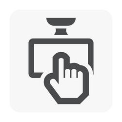 Reset icon black Royalty Free Vector Image - VectorStock