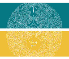 Woman praying on a white background Royalty Free Vector