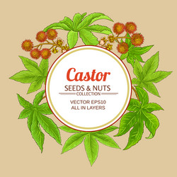 Castor Oil Leaf Vector Images (74)