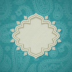 Indian frame Royalty Free Vector Image - VectorStock