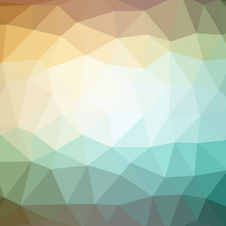 Teal orange abstract background with triangle Vector Image
