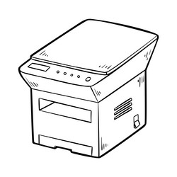 Coloring book image scanner Royalty Free Vector Image