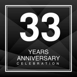 33 Years Anniversary Vector Images (over 380)