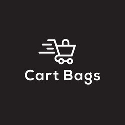 Fast shopping cart logo design template Royalty Free Vector