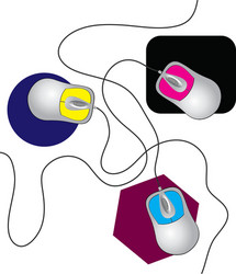 Boy with computer Royalty Free Vector Image - VectorStock