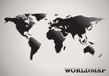 World Map Black and White Vector Images (over 120,000)